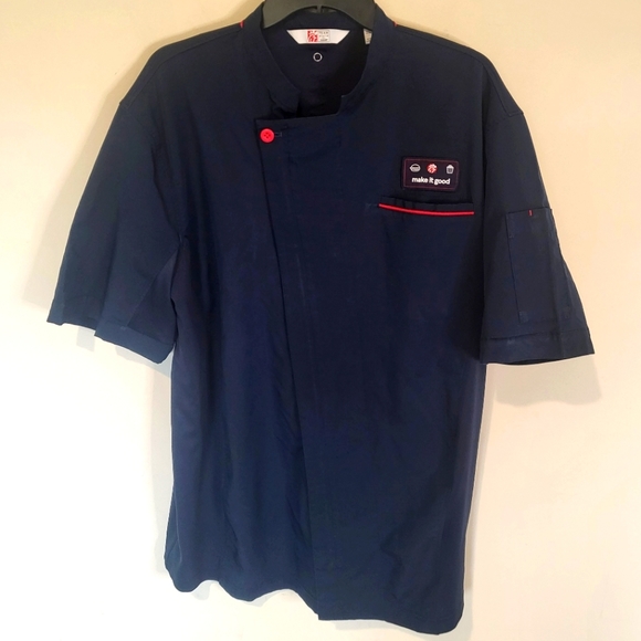 oobe | Shirts | Chick Fil A Oobe Team Style Employee Chef Coat Zipper ...